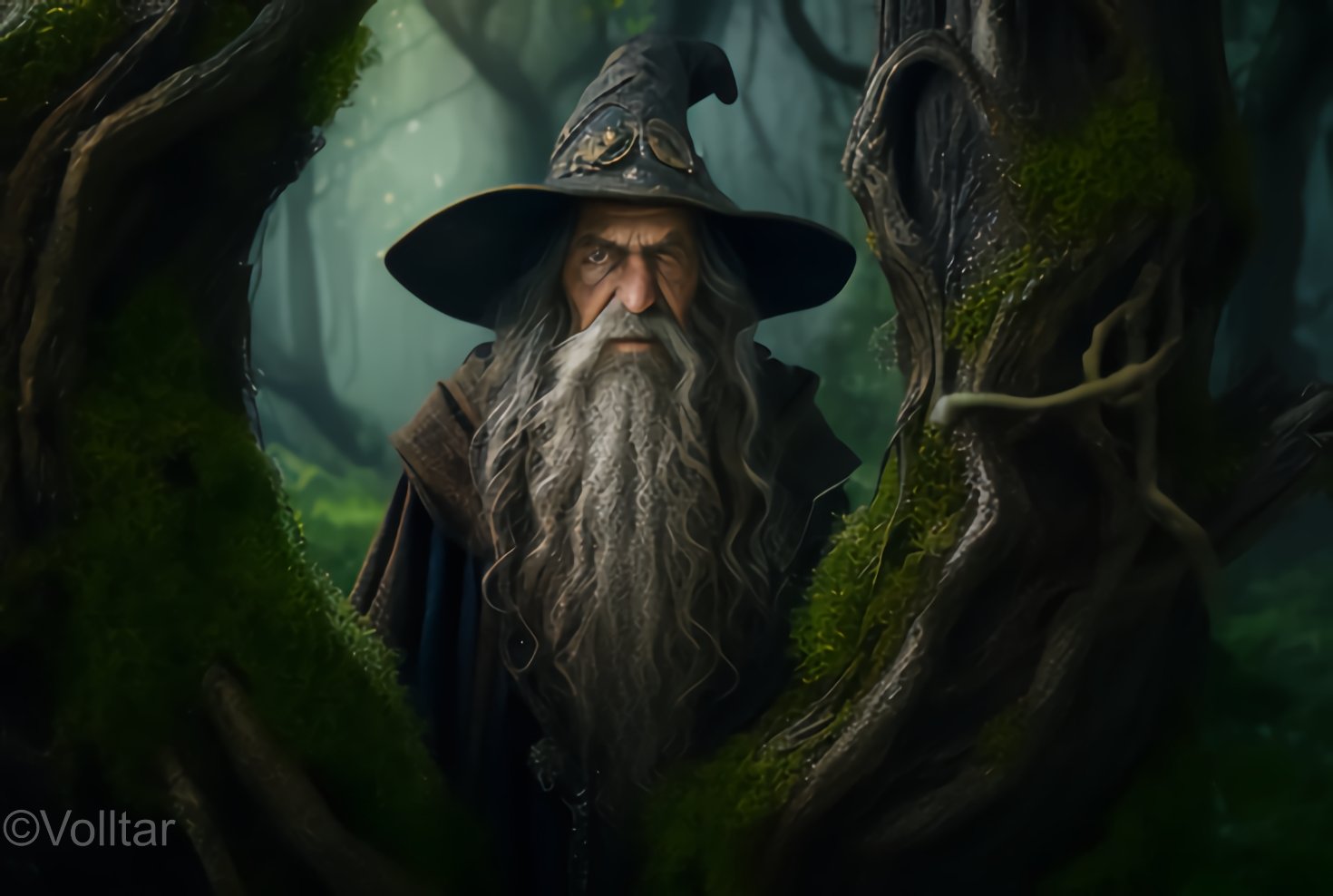 Solve Wizard of the Forest jigsaw puzzle online with 12 pieces