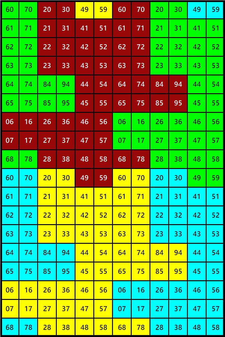 Solve Number 1202 tessellation 216 jigsaw puzzle online with 216 pieces