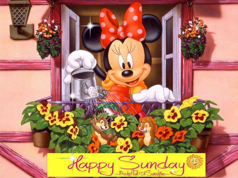 Solve Minnie Sunday jigsaw puzzle online with 12 pieces