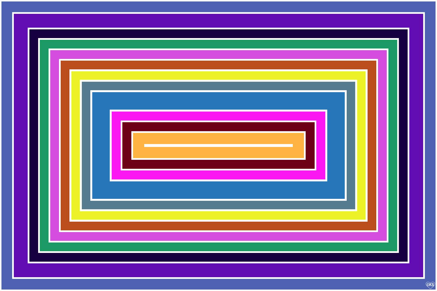 Solve Concentric Rectangles!! ~ H jigsaw puzzle online with 600 pieces