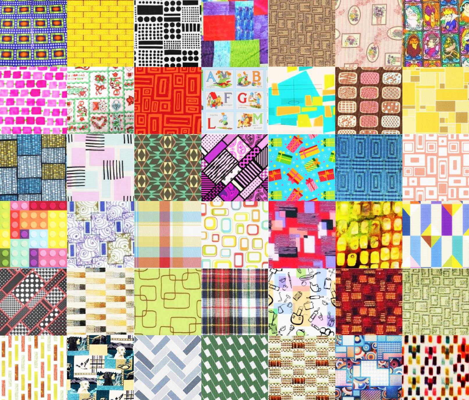 Solve PATCHWORK RECTANGLES 31 jigsaw puzzle online with 143 pieces