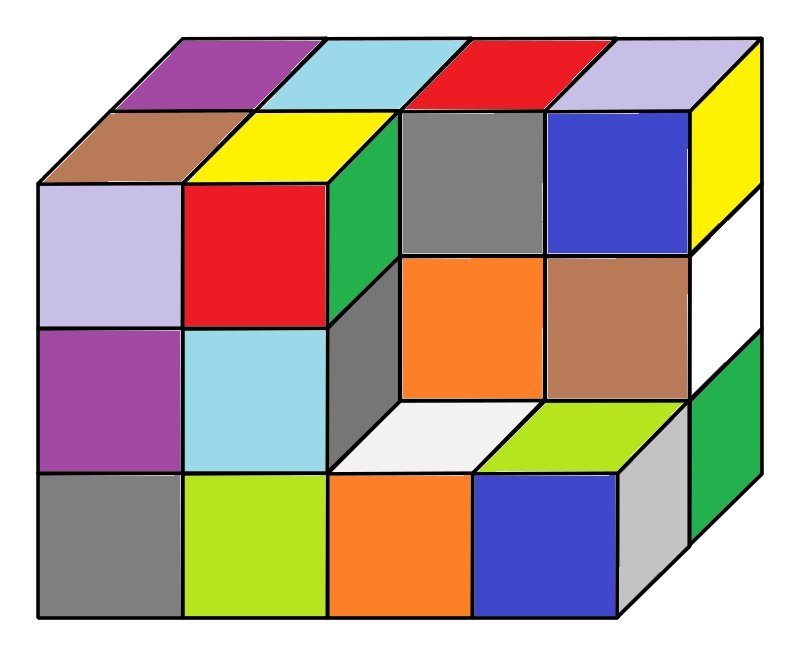 Solve CA 1168 - Blocks (I coloured in) jigsaw puzzle online with 99 pieces
