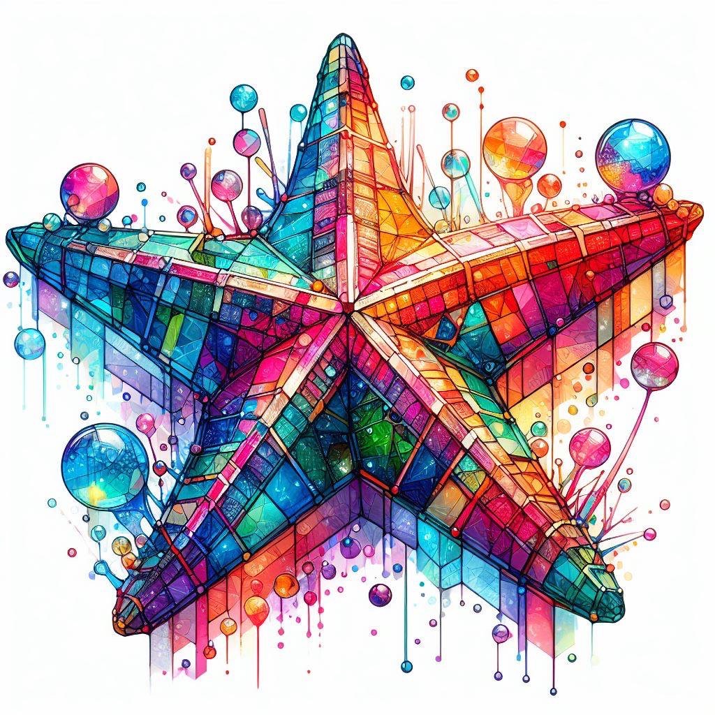 Solve Starfish splat jigsaw puzzle online with 64 pieces