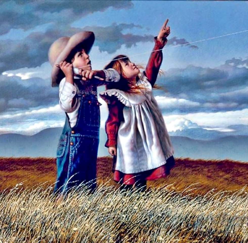 Solve portrait of sibling love jigsaw puzzle online with 144 pieces