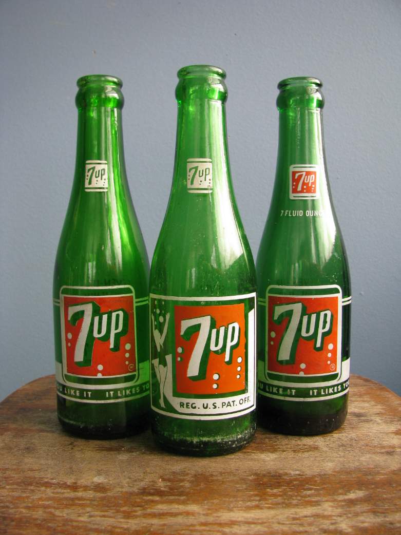 Solve Numbers 7up Bottles jigsaw puzzle online with 20 pieces