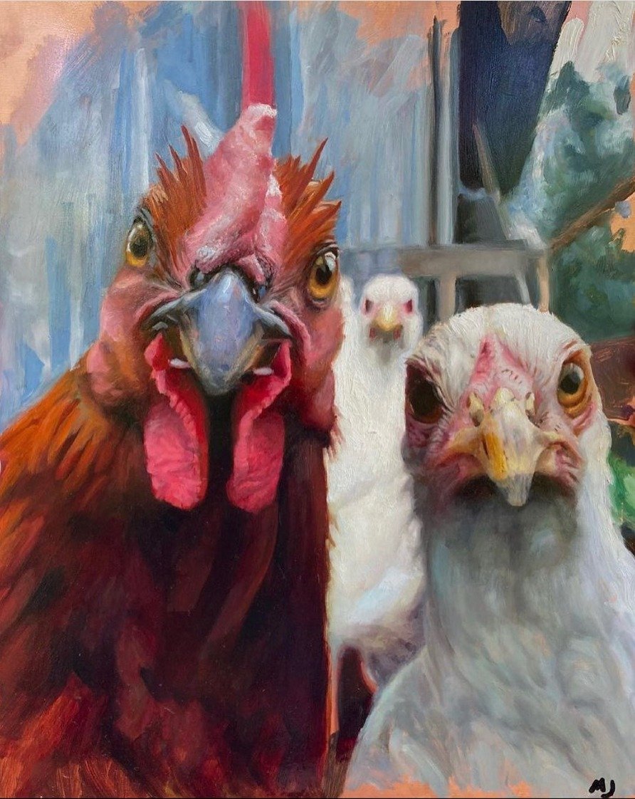Solve judgmental chickens (resize 12 to 252) jigsaw puzzle online with ...