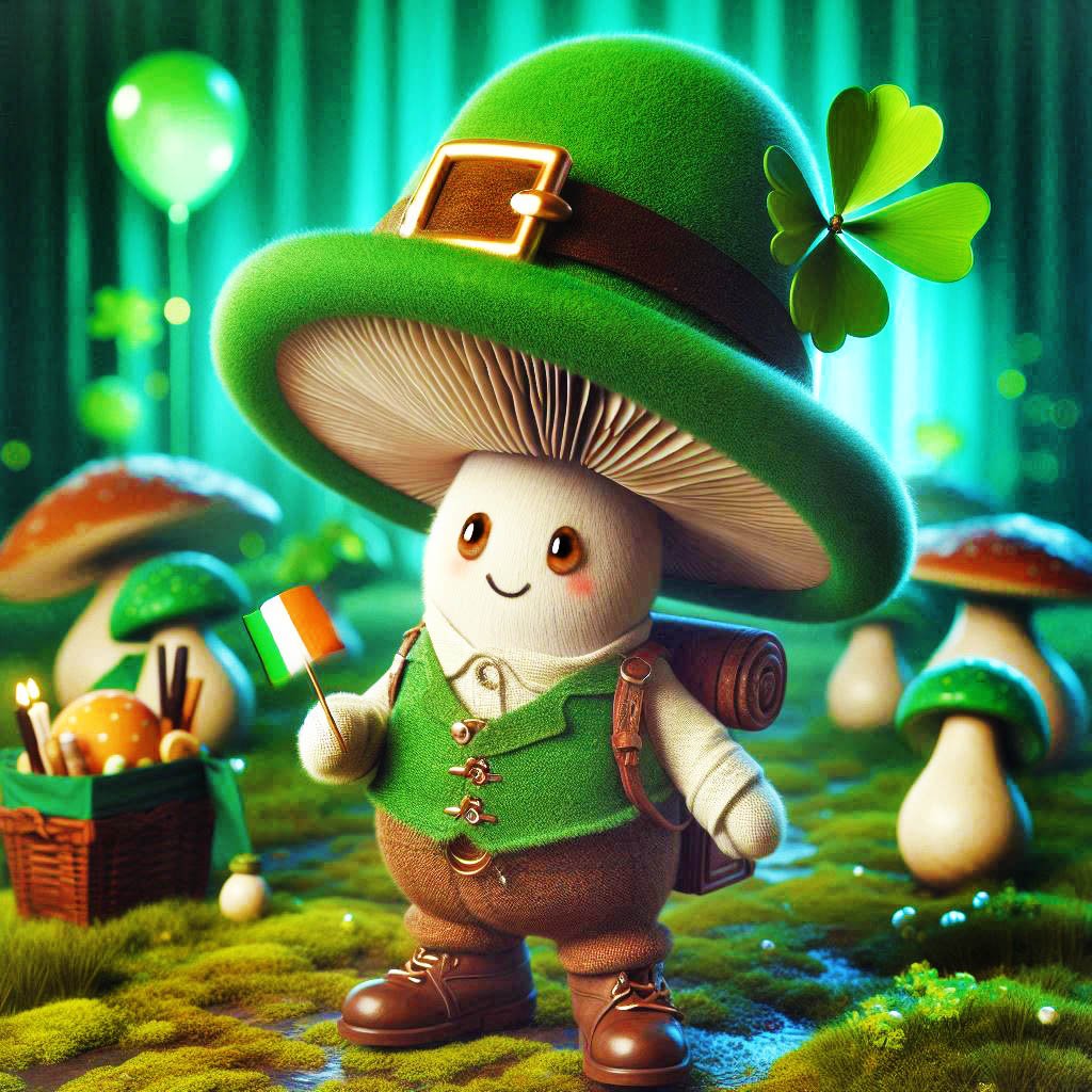 Solve Murphy Mushroom can't wait for St Patrick's Day jigsaw puzzle ...