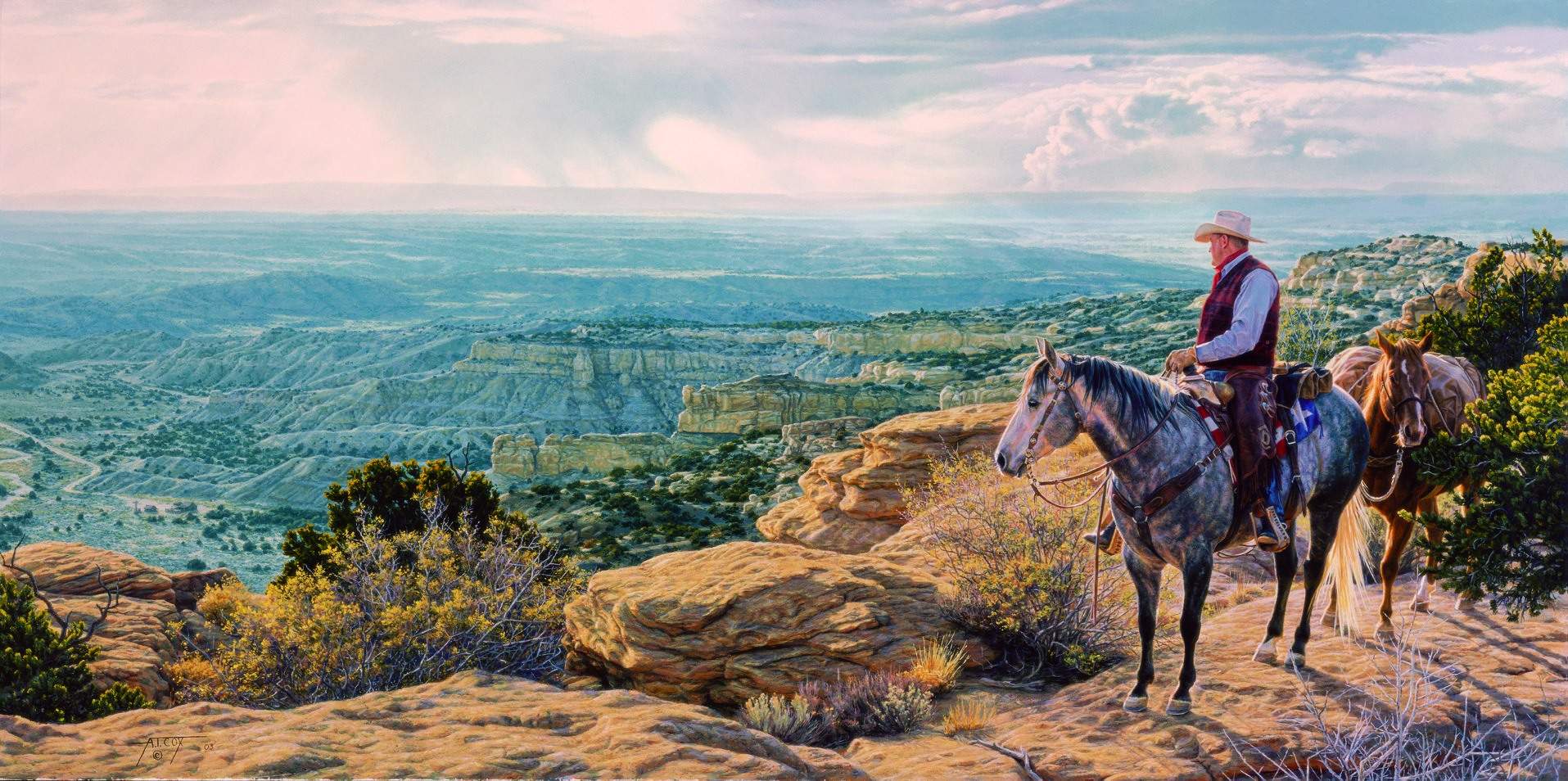 Solve Tim Cox "Freedom" jigsaw puzzle online with 450 pieces