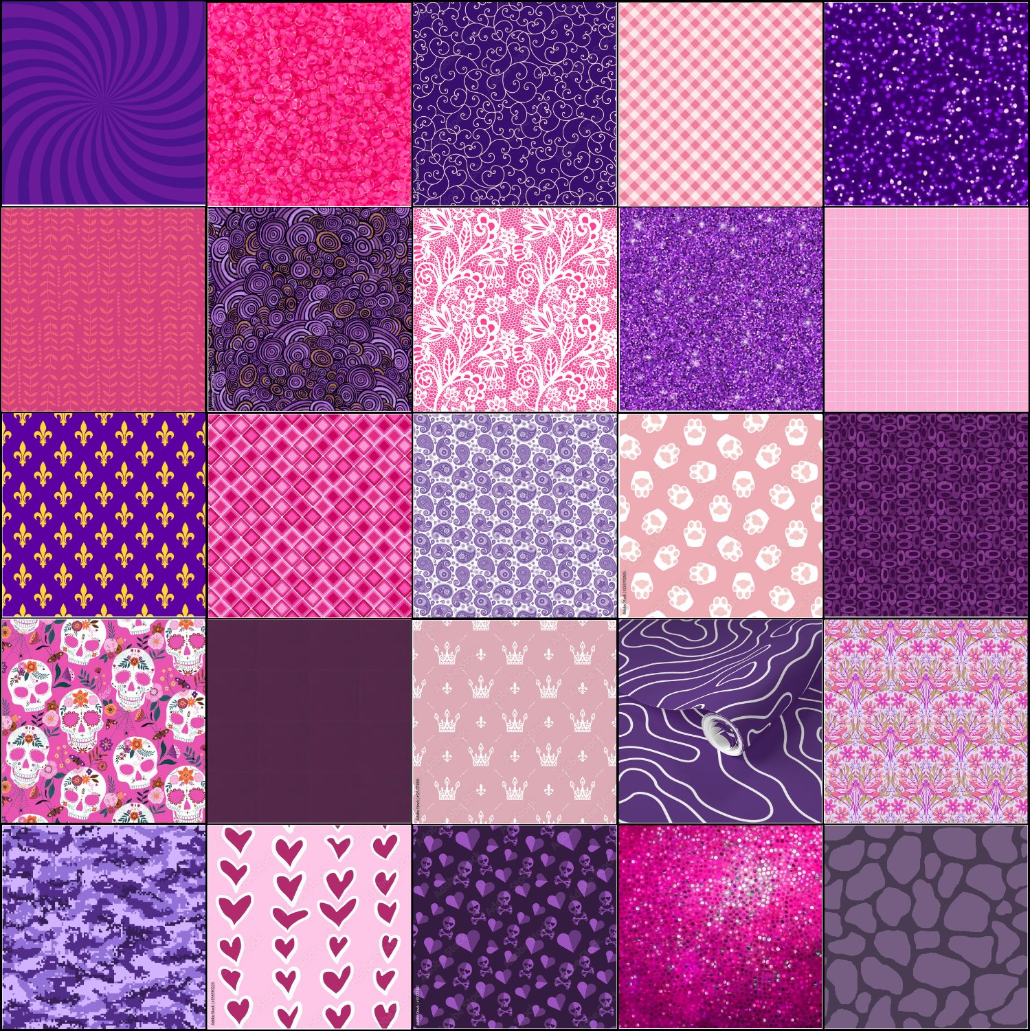 Solve Purple and Pink jigsaw puzzle online with 225 pieces