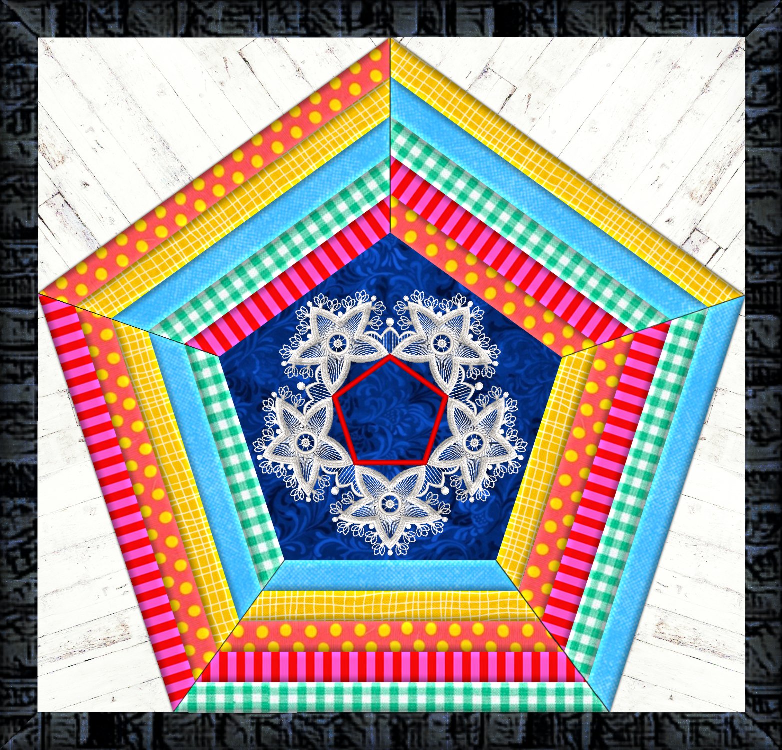 Solve Geometry Class ~ The Pentagon jigsaw puzzle online with 100 pieces