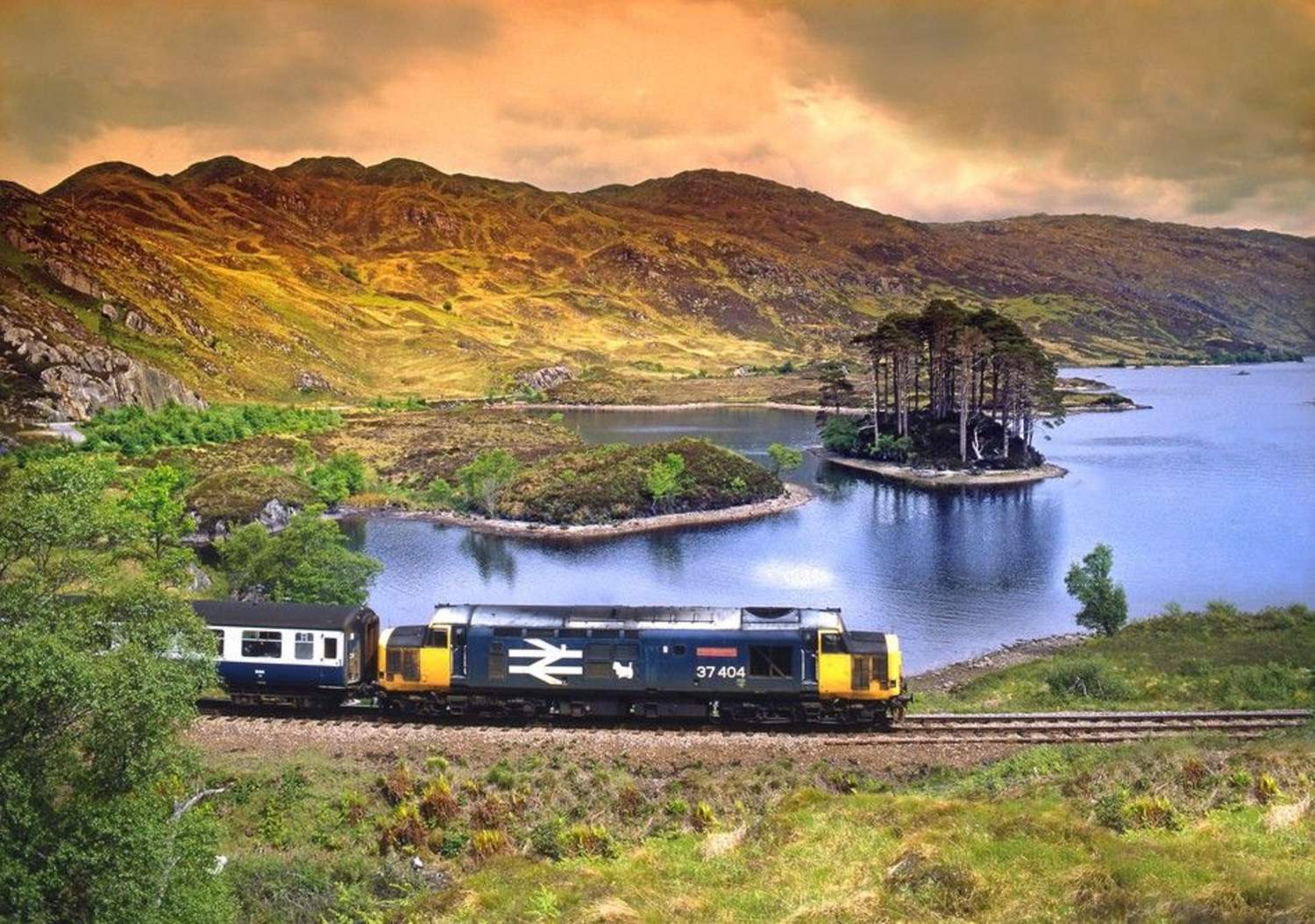 Solve BR Class 37 37404 Ben Cruachan, later renamed Loch Long. jigsaw ...