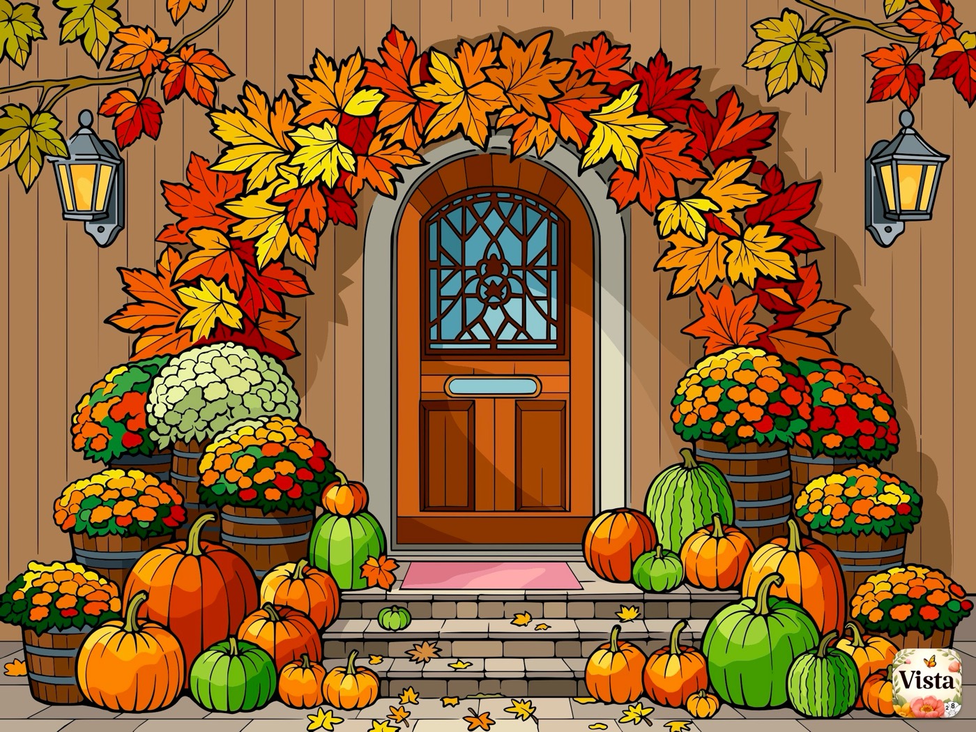 Solve Ablaze with Color jigsaw puzzle online with 154 pieces