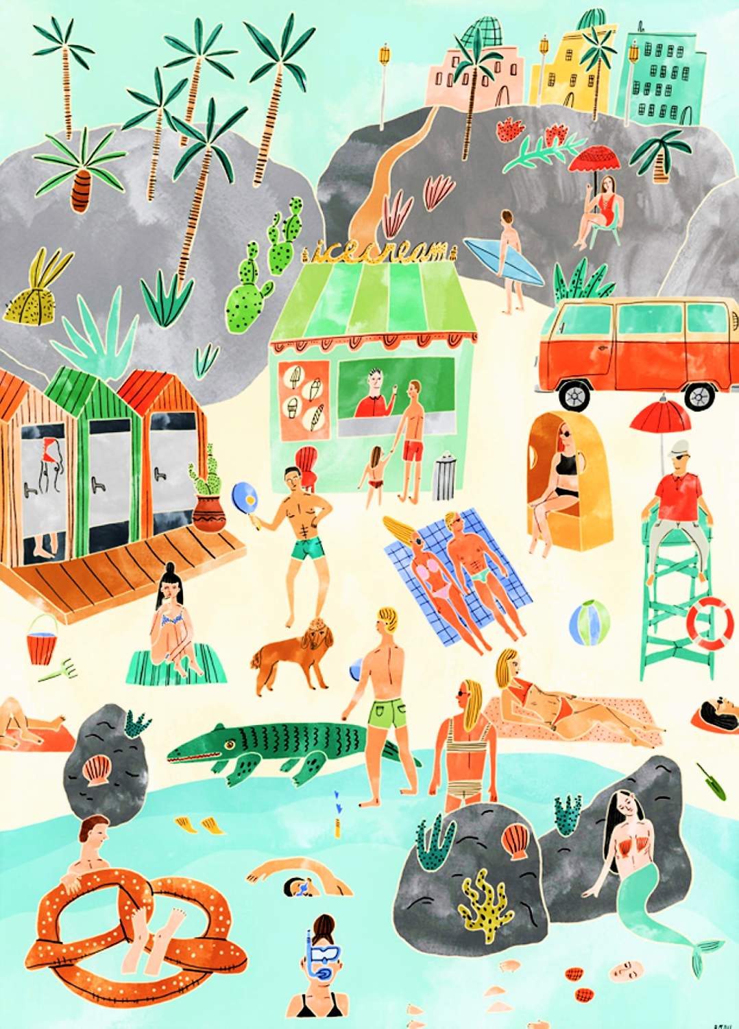 Solve Tropical Vacation jigsaw puzzle online with 280 pieces