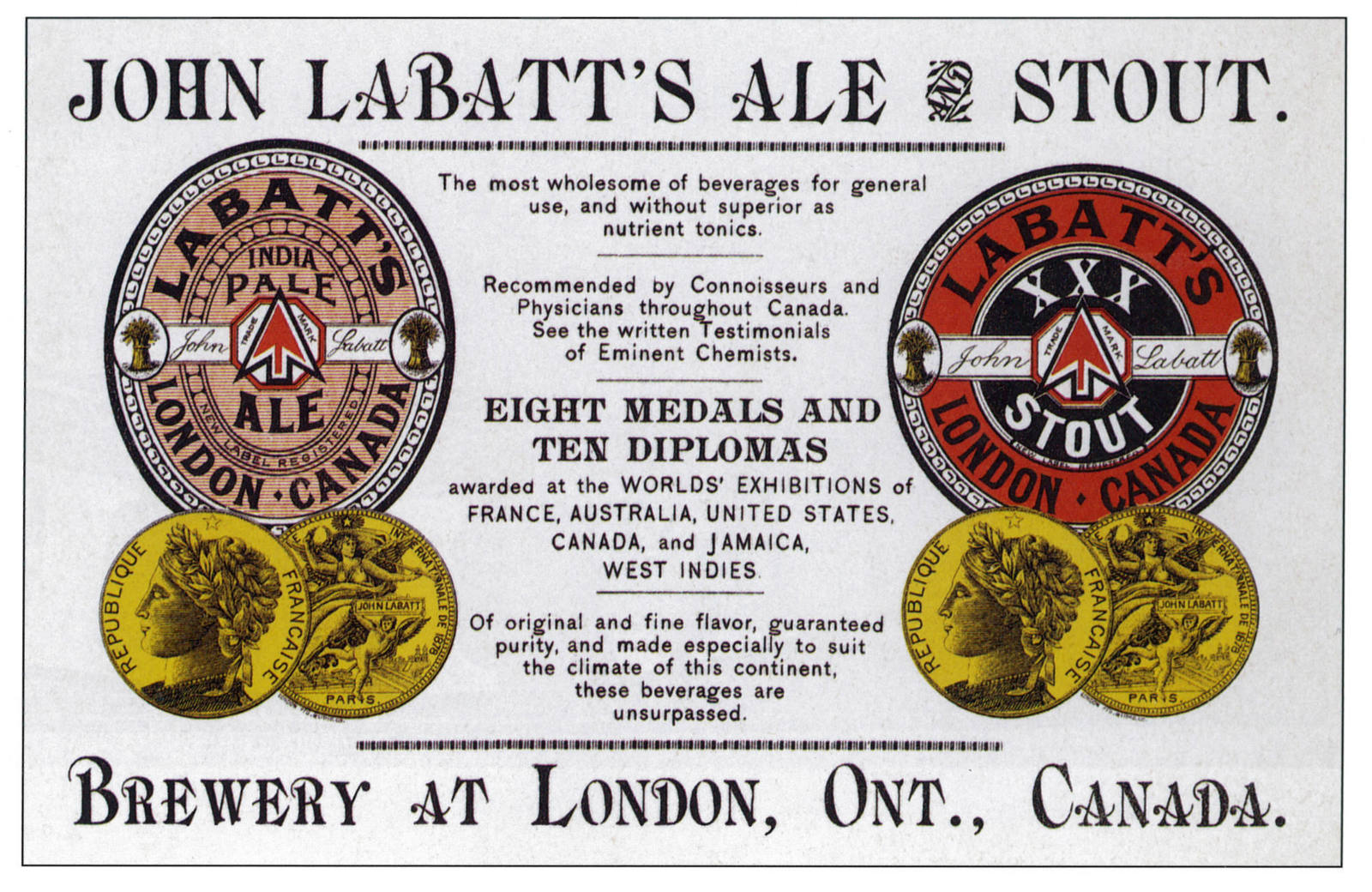 Solve John Labatt's Brewery (Canada) jigsaw puzzle online with 400 pieces