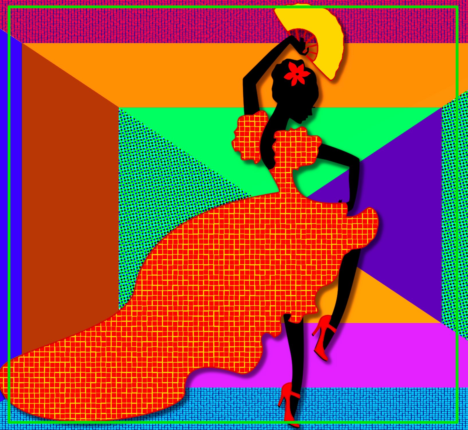 Solve Danser jigsaw puzzle online with 210 pieces