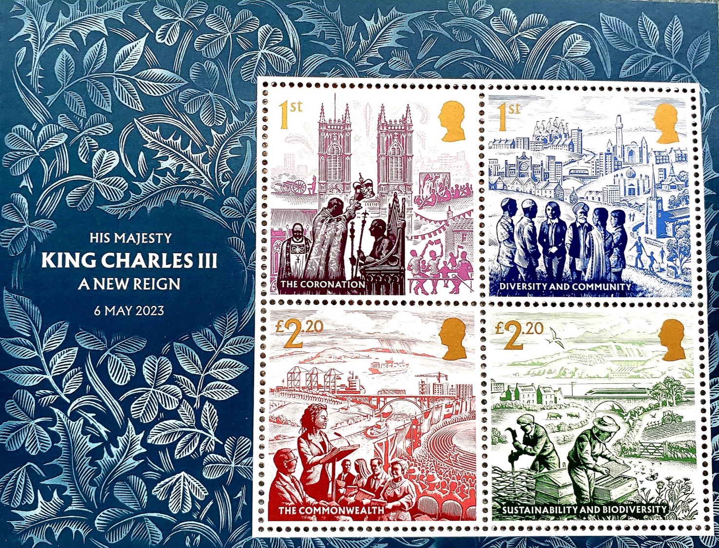 Solve New U.K. King Charles 3rd Postage Stamps jigsaw puzzle online ...