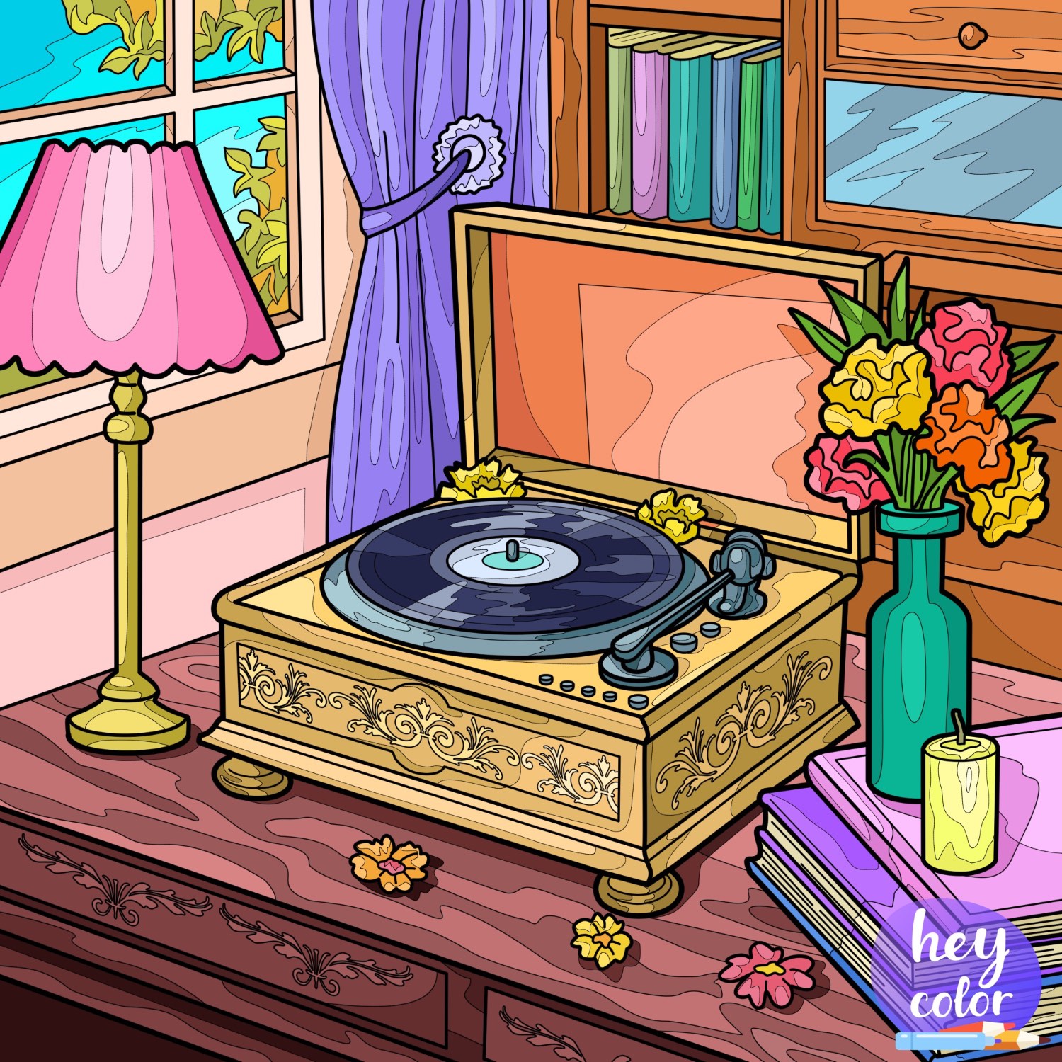 Solve Record Player jigsaw puzzle online with 256 pieces