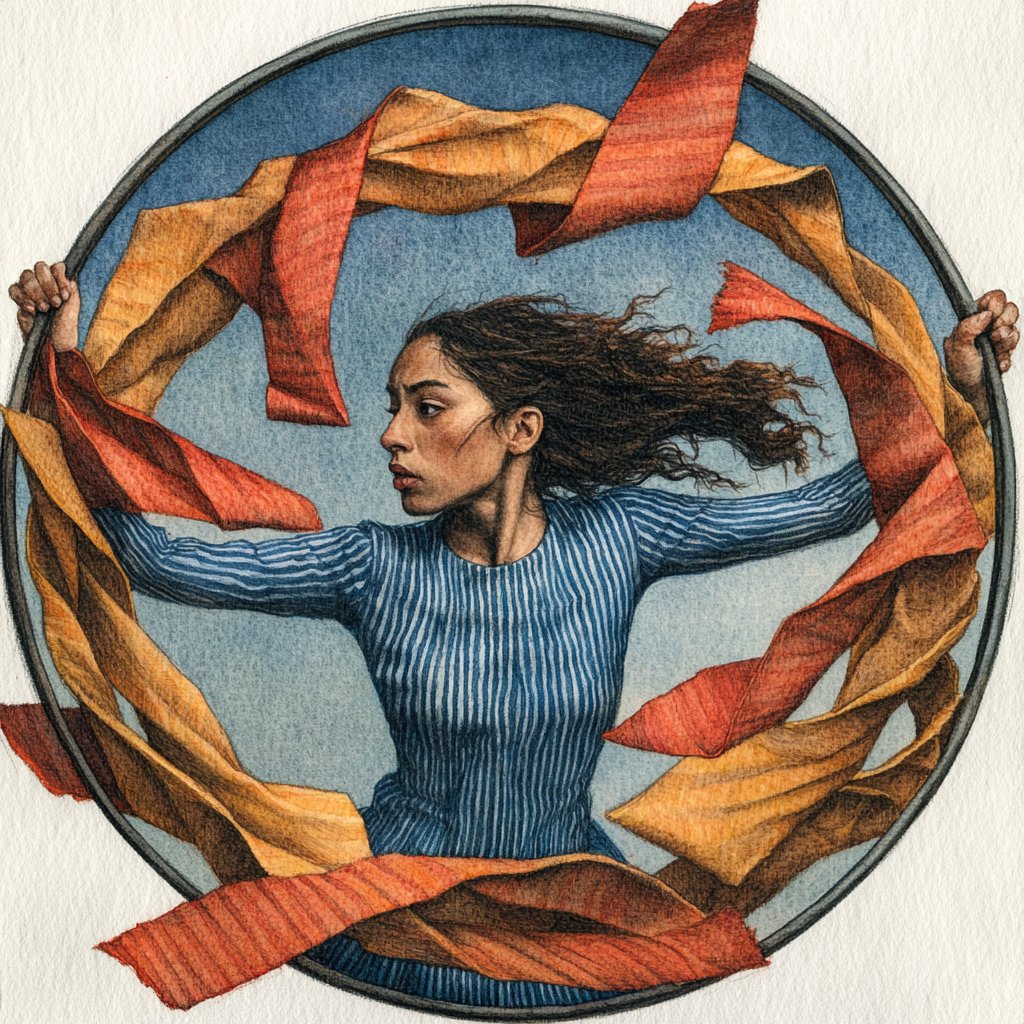Solve Hula hoop poem 6 jigsaw puzzle online with 49 pieces