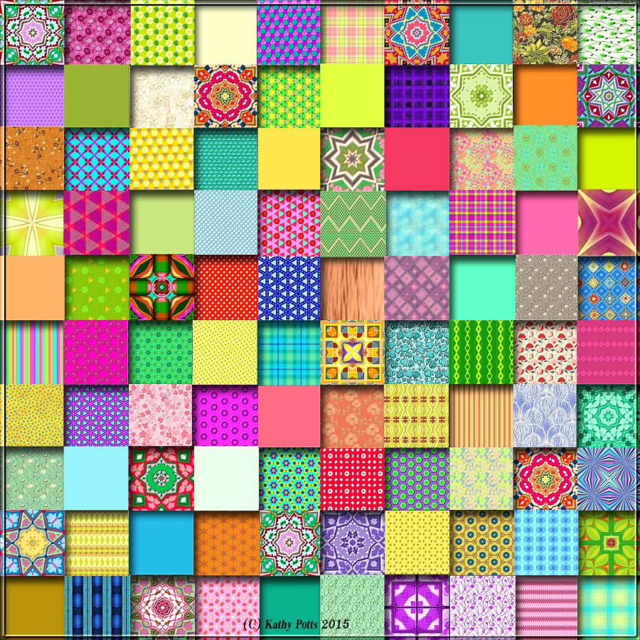 Solve 100 Square Tile Puzzle jigsaw puzzle online with 81 pieces