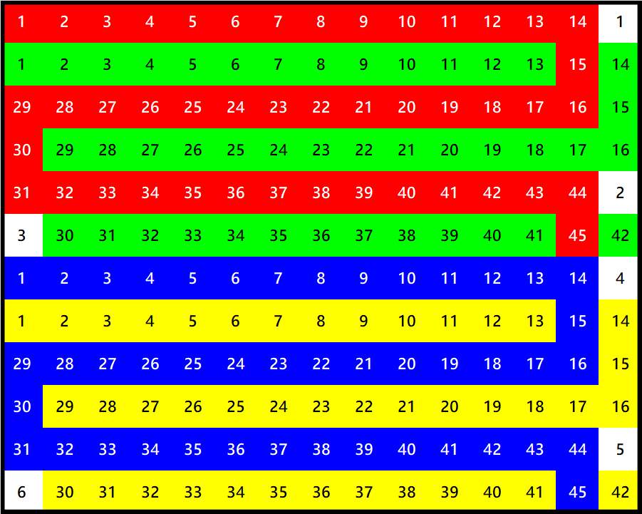 Solve Number 1237 rubber bands 180 jigsaw puzzle online with 180 pieces