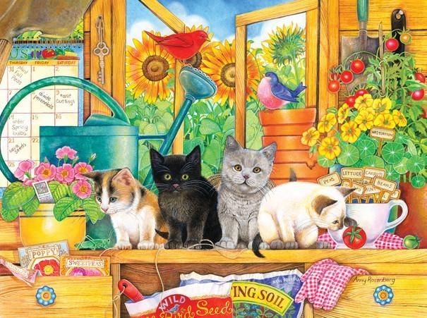 Solve Little Angels jigsaw puzzle online with 63 pieces