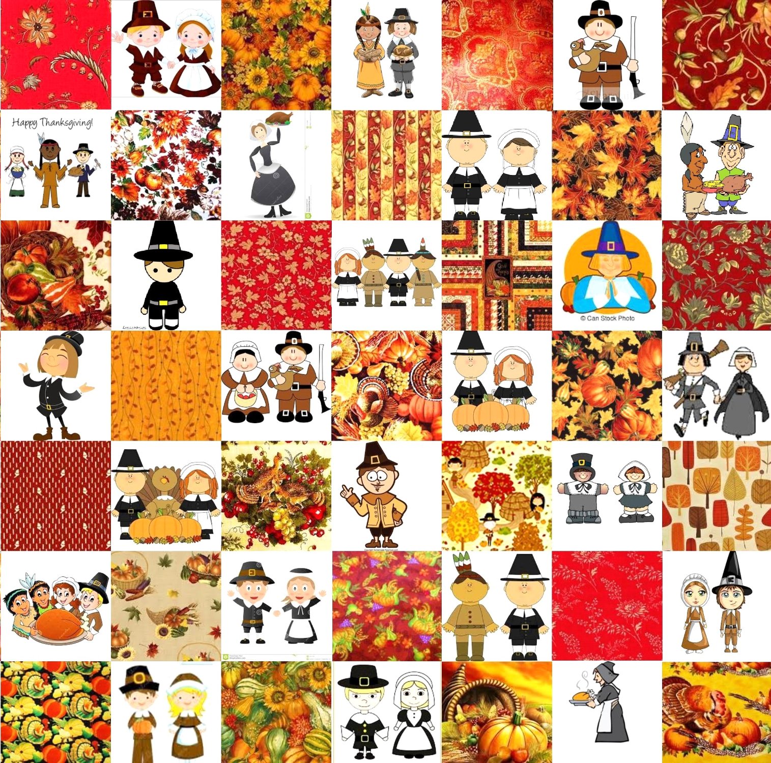Solve PATCHWORK PILGRIMS jigsaw puzzle online with 144 pieces